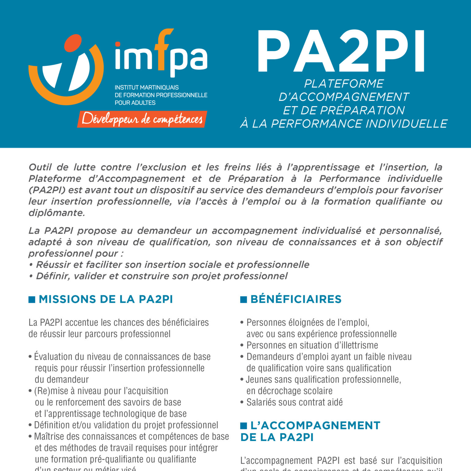PA2PI - IMFPA Martinique