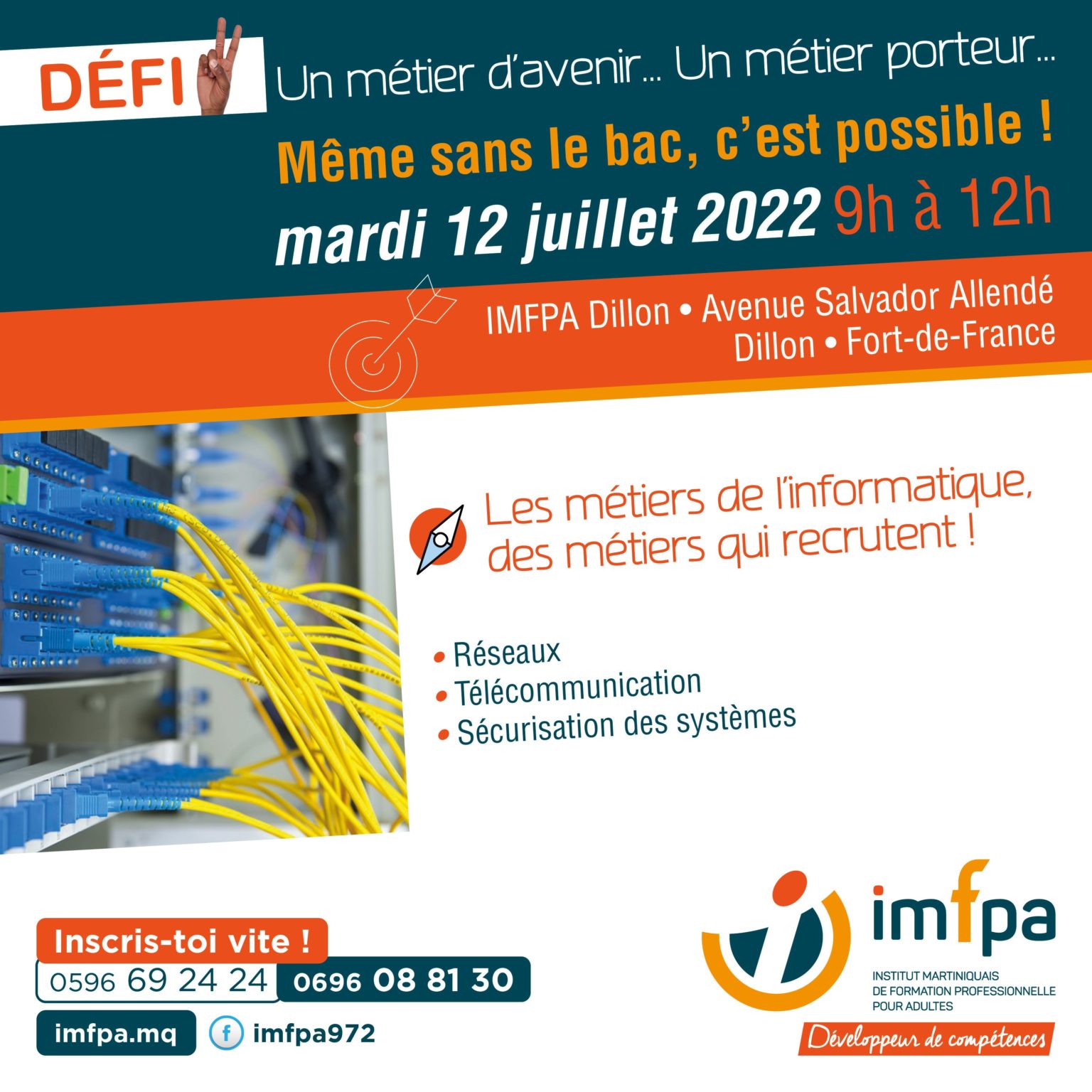 DEFI METIER : LES METIERS DE L'INFORMATIQUE - IMFPA Martinique